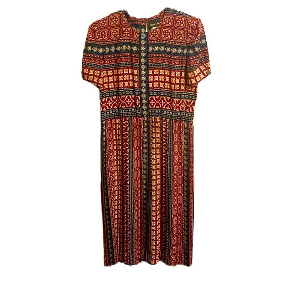 Stuart Alan | Dresses | Vintage Stuart Alan Midi Maxi Dress Size 2 ...